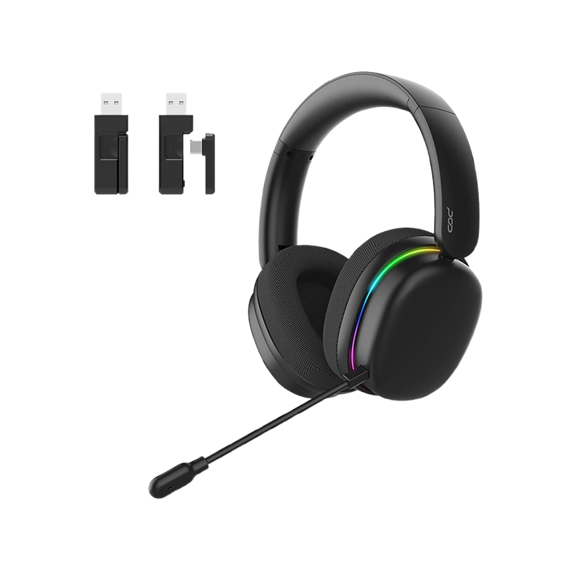 PCD G7PCD-B Wireless Gaming Headset - Bluetooth 6.0 & 2.4G, 40mm ...