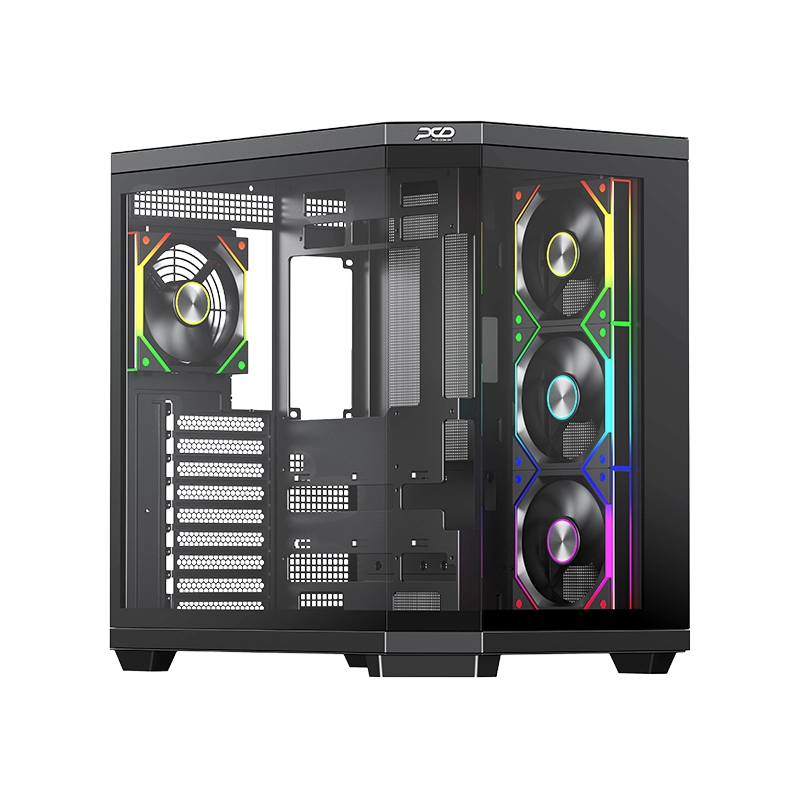 PCD FLAMENGO STREAM Black with 7 ARGB Fans | PC Doctor