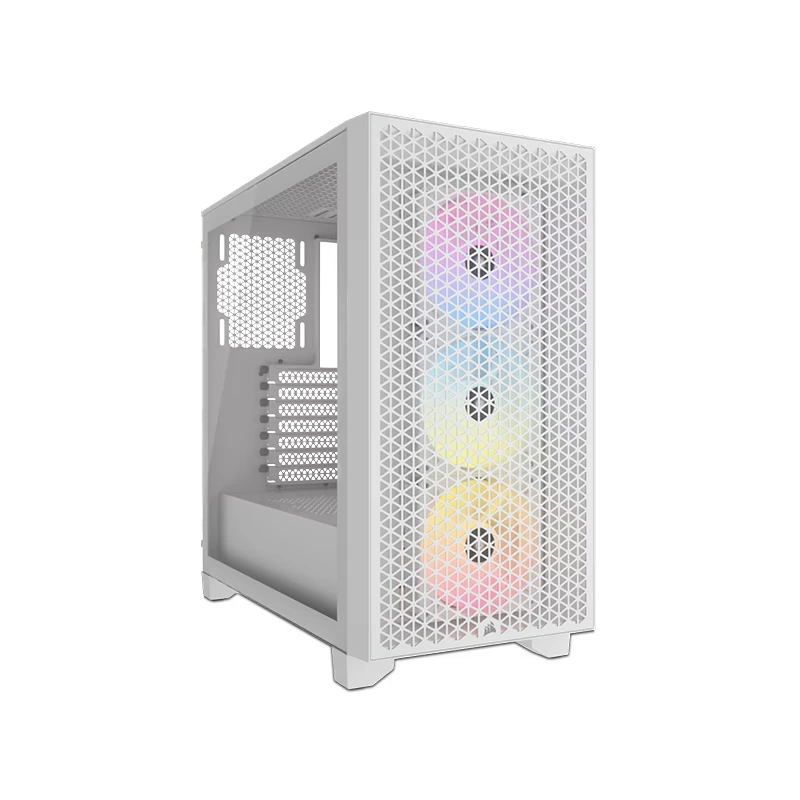 CORSAIR 3000D RGB Mid-Tower - White | PC Doctor