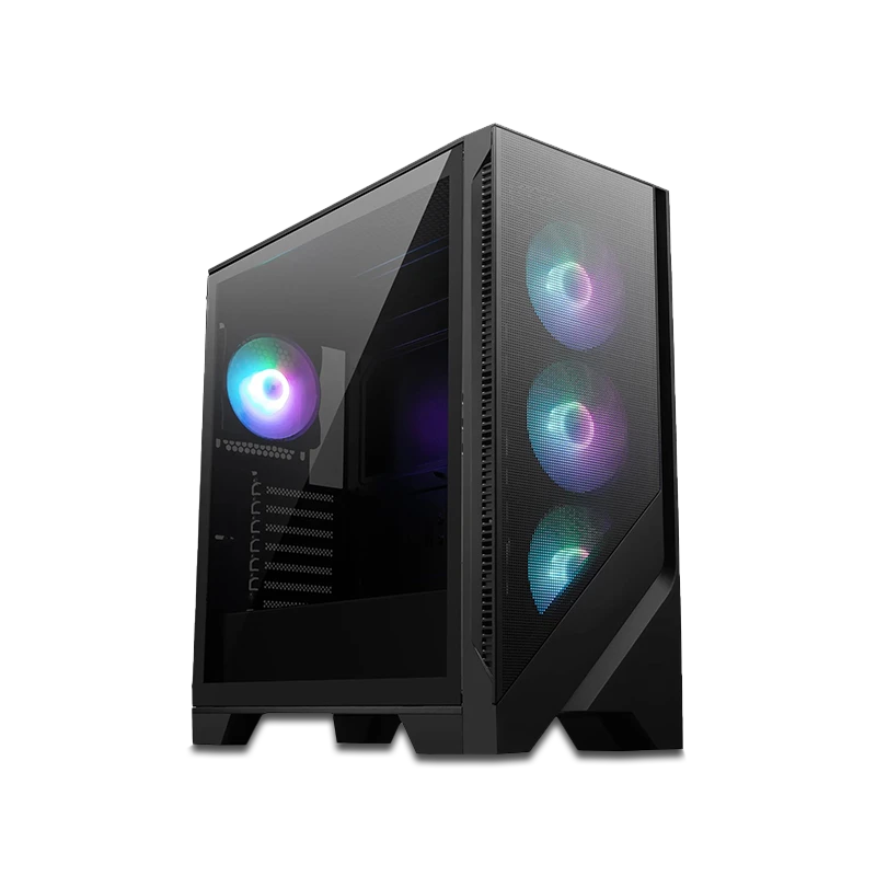 كيس MSI 320R ARGB أسود بتبريد هوائي قوي | PCD طبيب الكمبيوتر