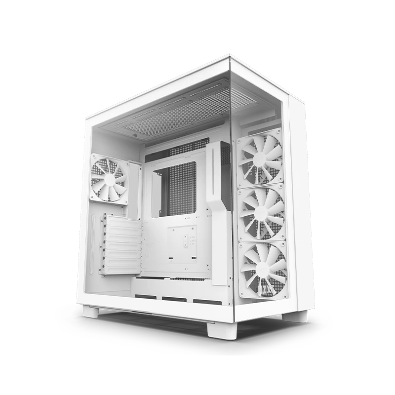 NZXT H9 Flow ATX White | PC Doctor