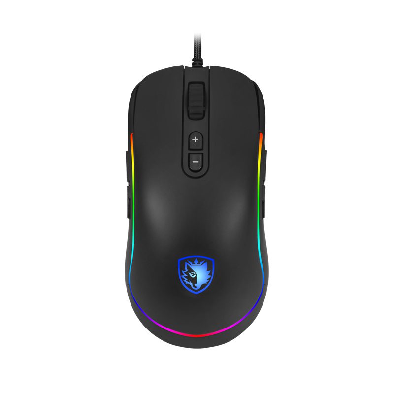 Ergonomic Esports Mouse, 10,000 DPI, 9 Buttons, RGB | PC Doctor